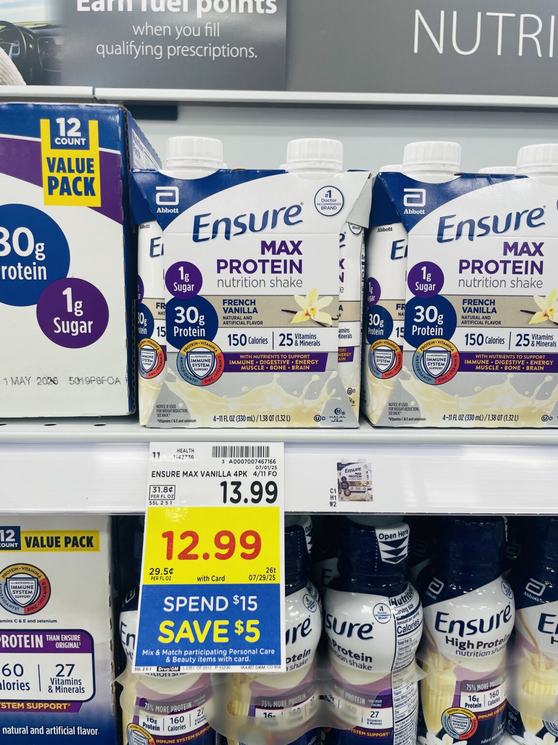 Ensure Max Protein as low as $6.99! - Kroger Krazy