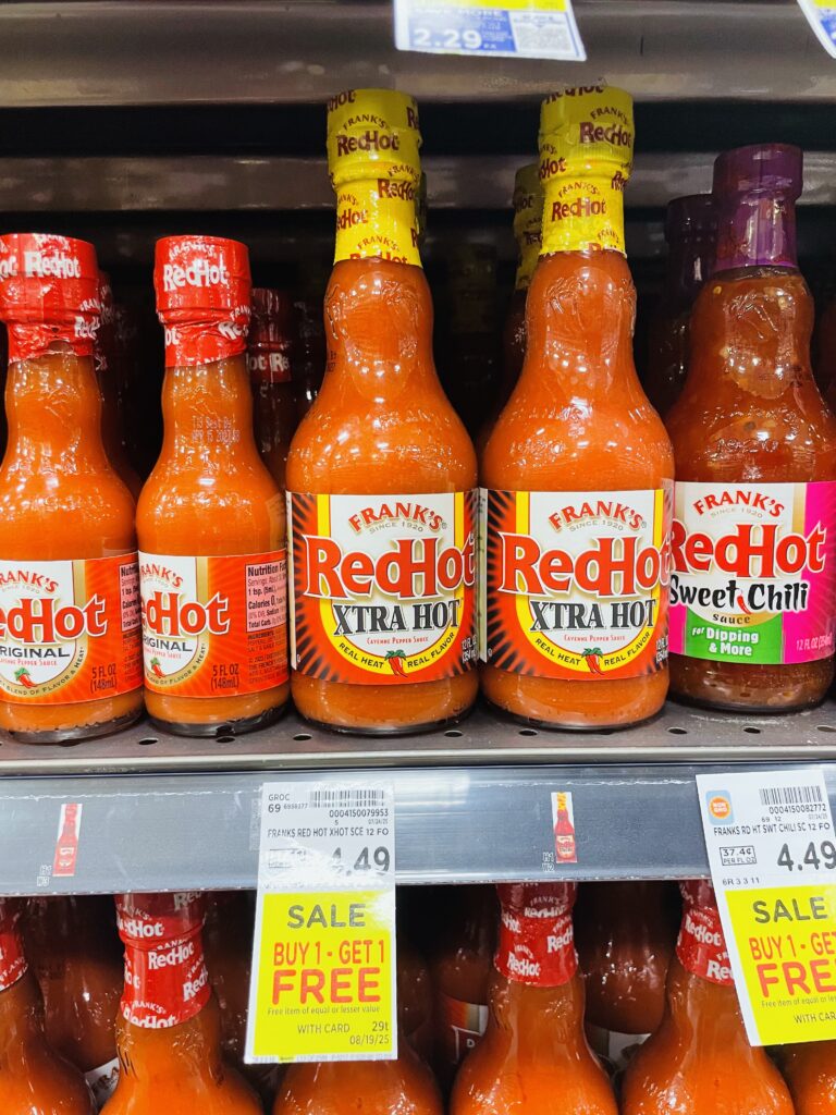 Frank's Red Hot Sauces are B1G1 FREE! - Kroger Krazy