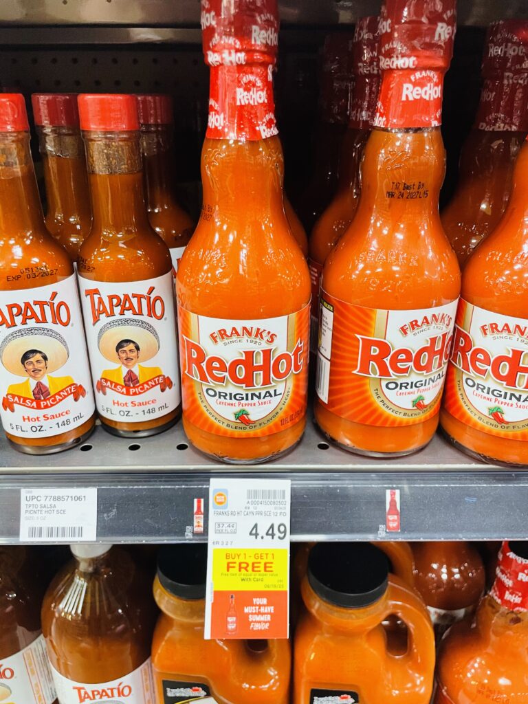 Frank's Red Hot Sauces are B1G1 FREE! - Kroger Krazy