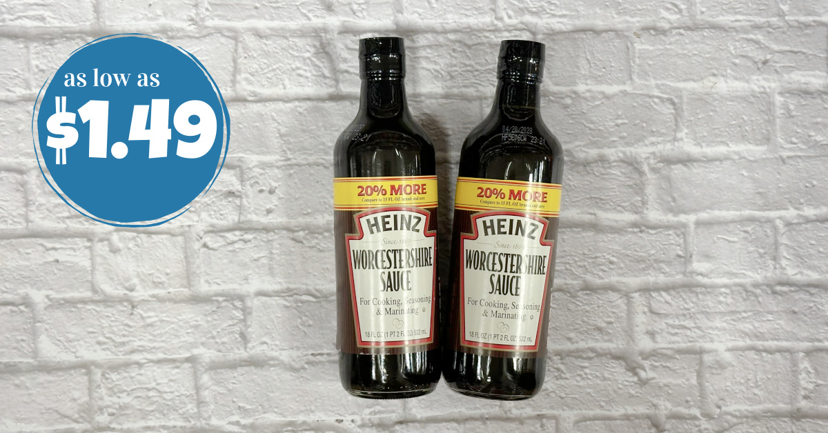 Heinz Worcestershire Sauce as low as $1.49! - Kroger Krazy