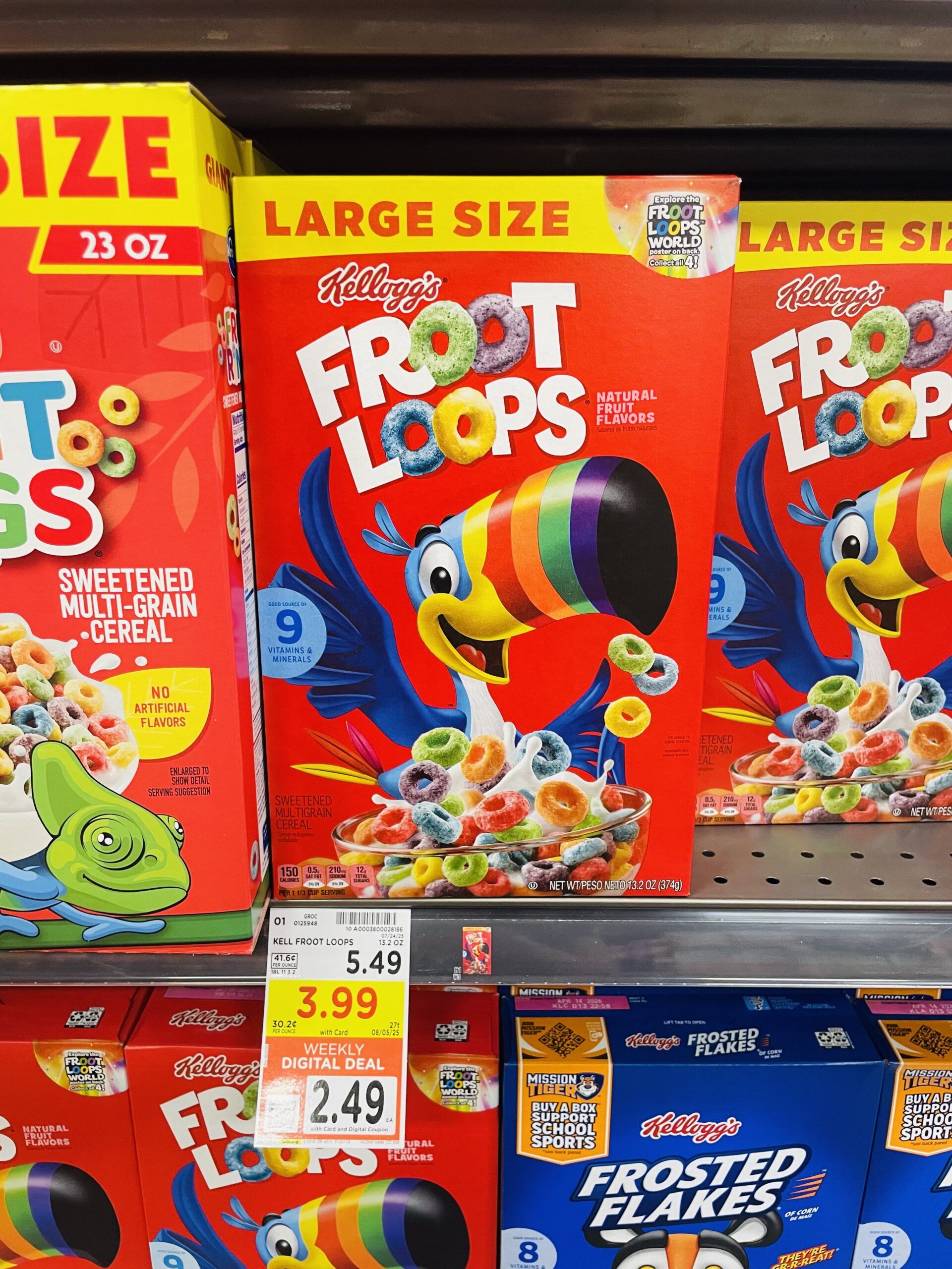 Kellogg's Large Size Cereal as low as $1.74! - Kroger Krazy