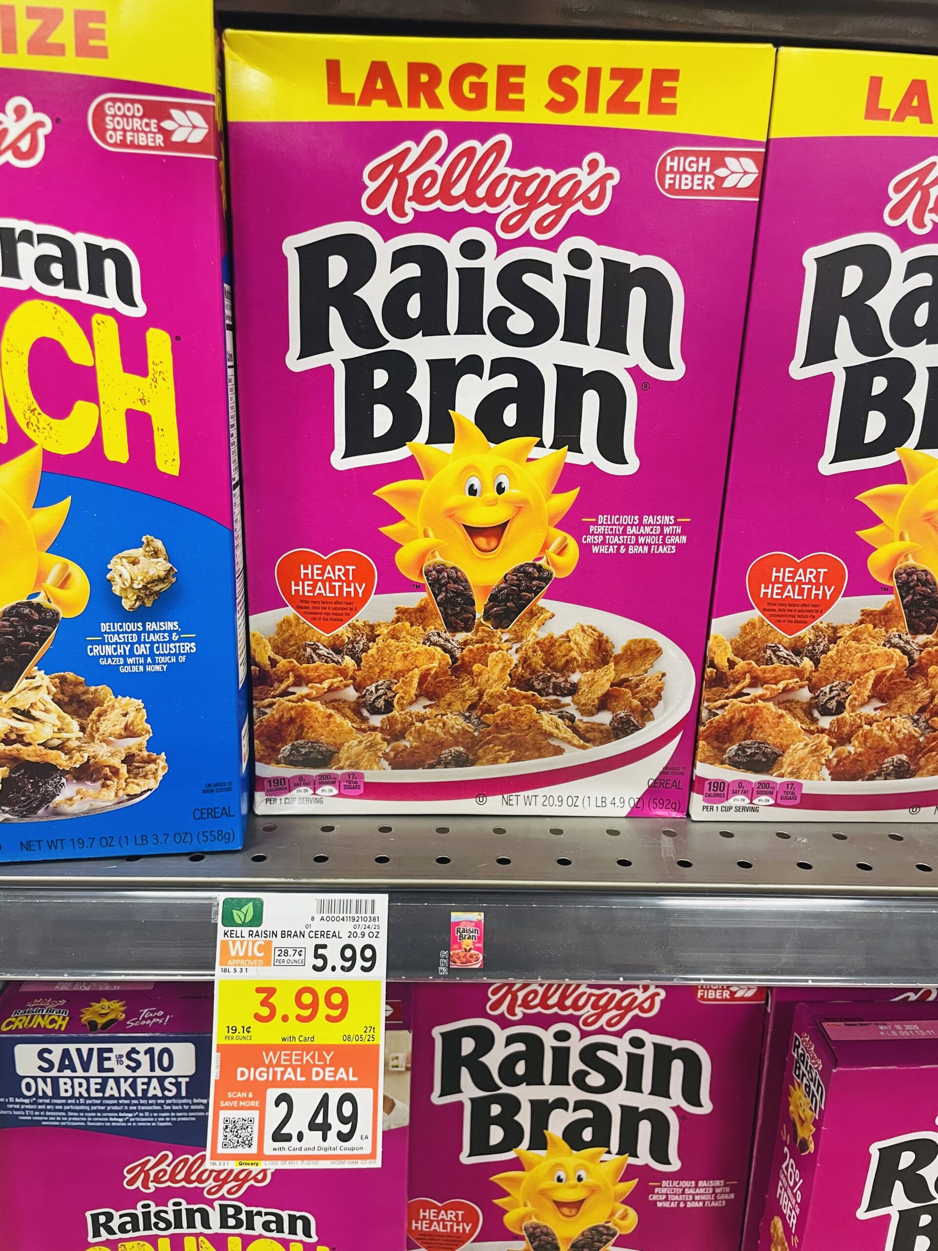 Kellogg's Large Size Cereal as low as $1.74! - Kroger Krazy