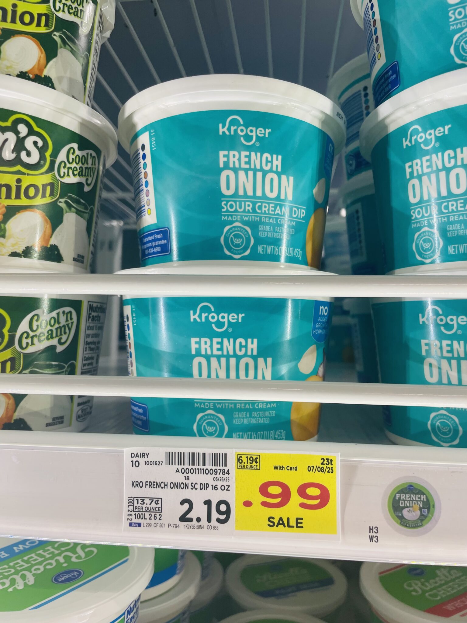 Kroger Sour Cream, Cottage Cheese and Dips as low as 99¢! - Kroger Krazy