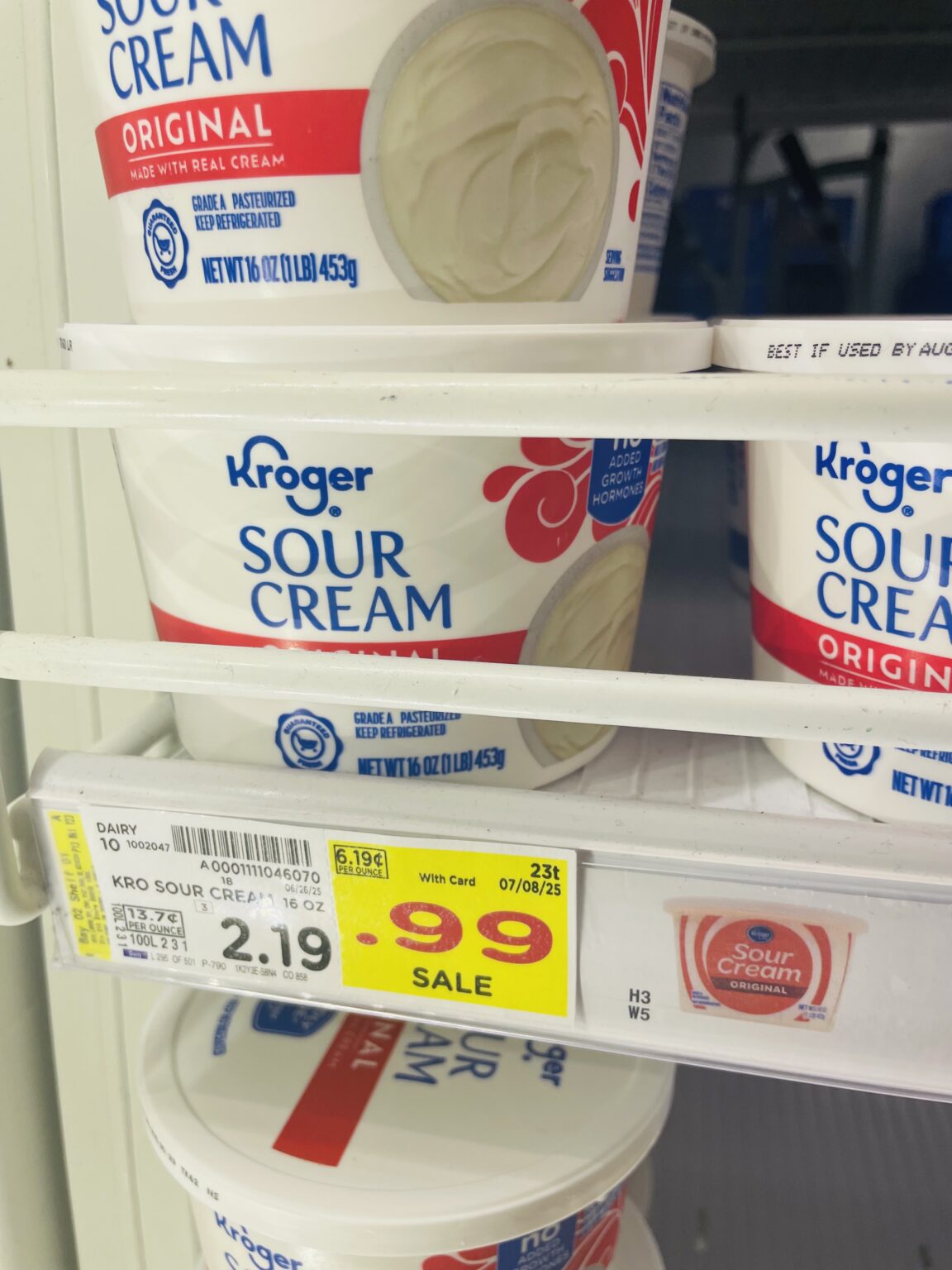 Kroger Sour Cream, Cottage Cheese and Dips as low as 99¢! - Kroger Krazy