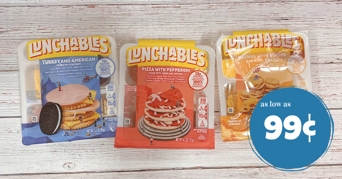 Lunchables as low as 99¢! - Kroger Krazy