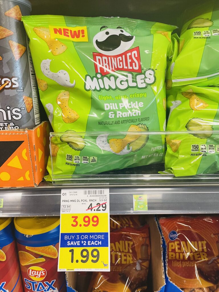 Pringles Mingles as low as 99¢! - Kroger Krazy