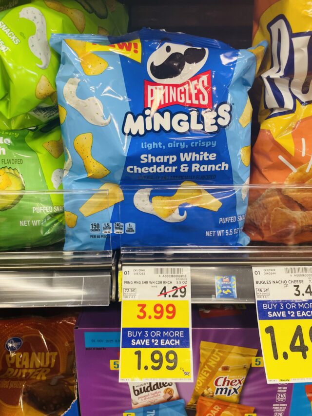 Pringles Mingles as low as 99¢! - Kroger Krazy