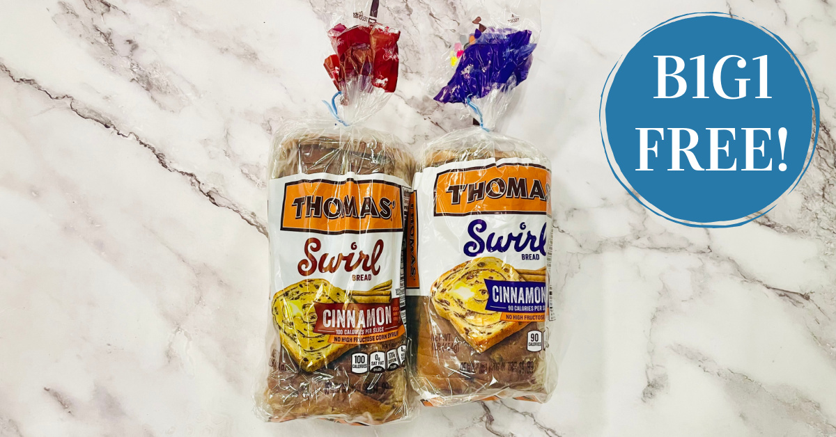 Thomas' Swirl Bread are B1G1 FREE! - Kroger Krazy