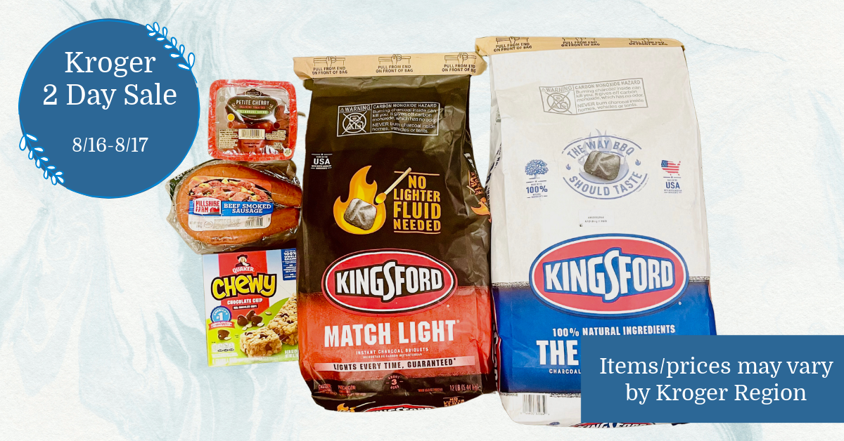 Kroger 2 Day Sale (8/16-8/17 ONLY) - Kroger Krazy