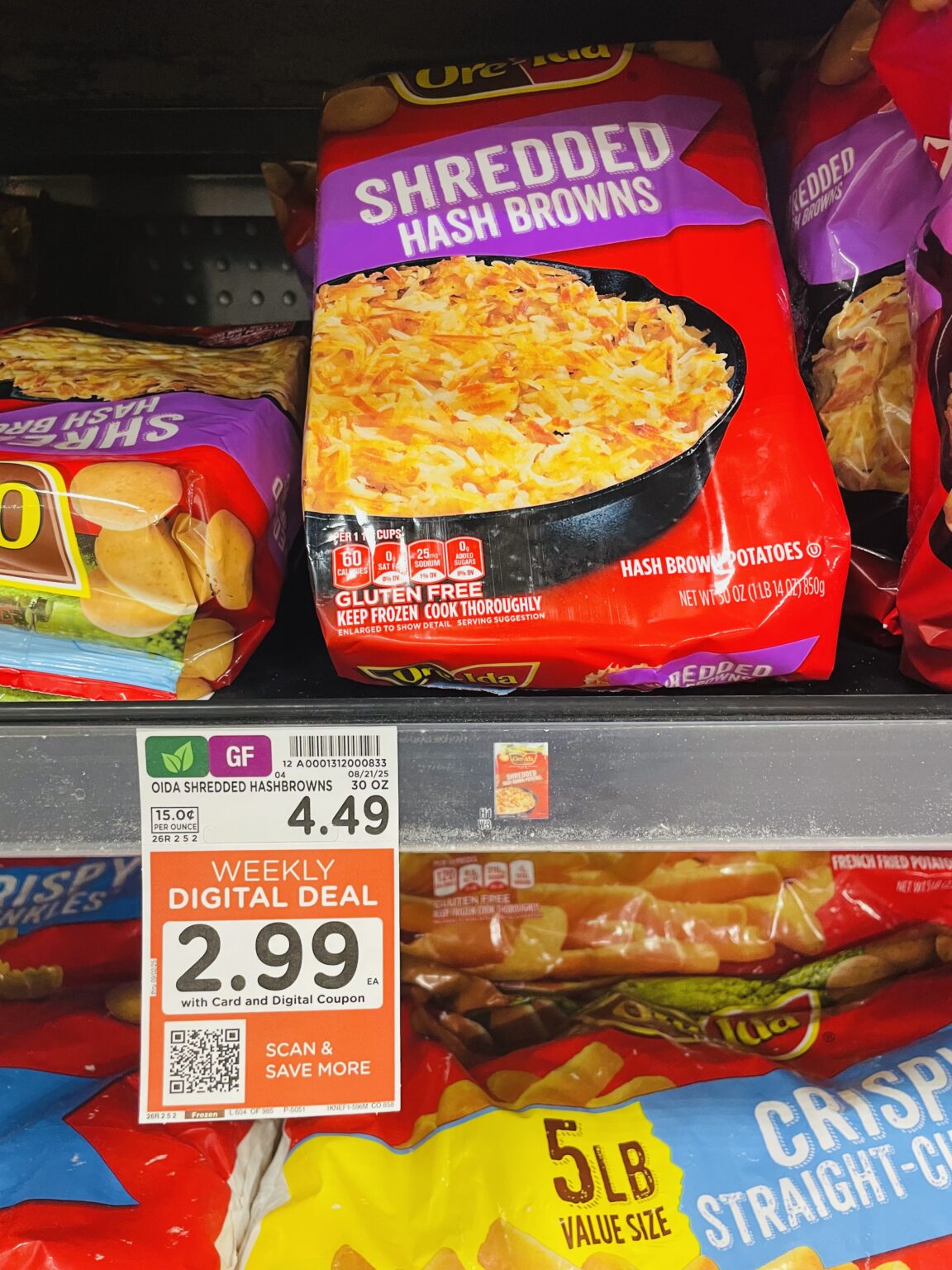 Ore-Ida Frozen Potatoes are as low as $2.99 each at Kroger! - Kroger Krazy
