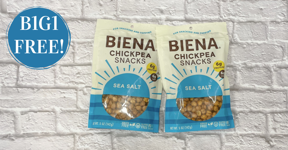 Biena Snacks are B1G1 FREE! - Kroger Krazy