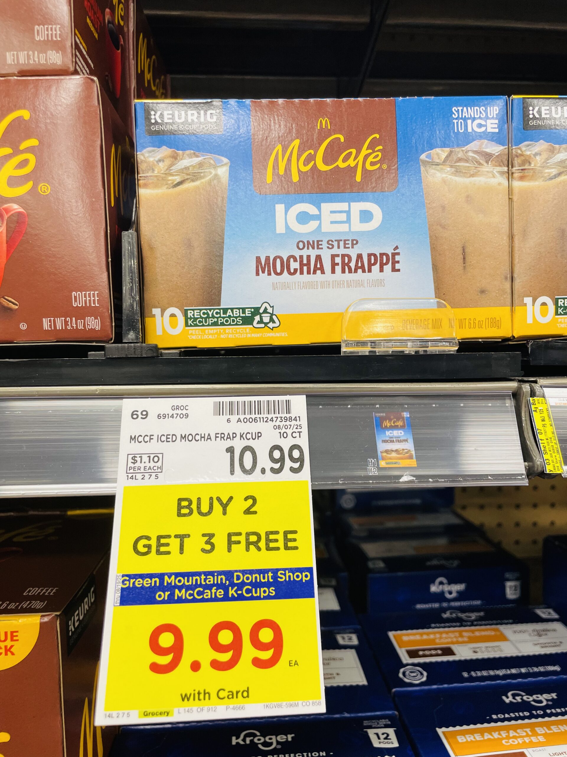 Green Mountain, Donut Shop or McCafe Coffee is B2G3 FREE! - Kroger Krazy