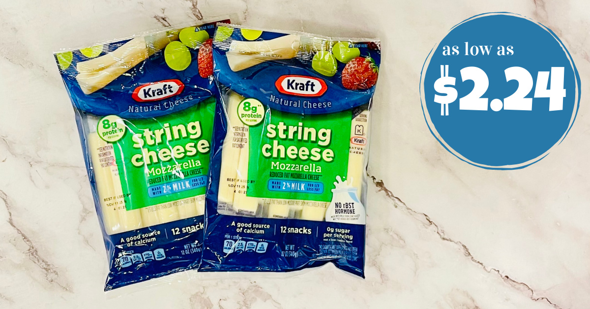 Kraft String Cheese as low as $2.24! - Kroger Krazy