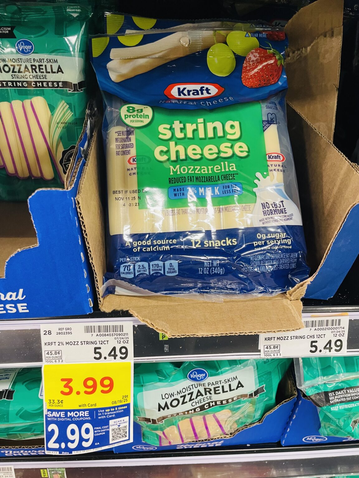 Kraft String Cheese as low as $2.24! - Kroger Krazy