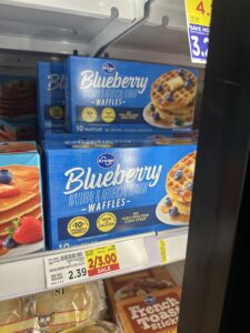 Kroger Frozen Waffles as low as $1.50! - Kroger Krazy