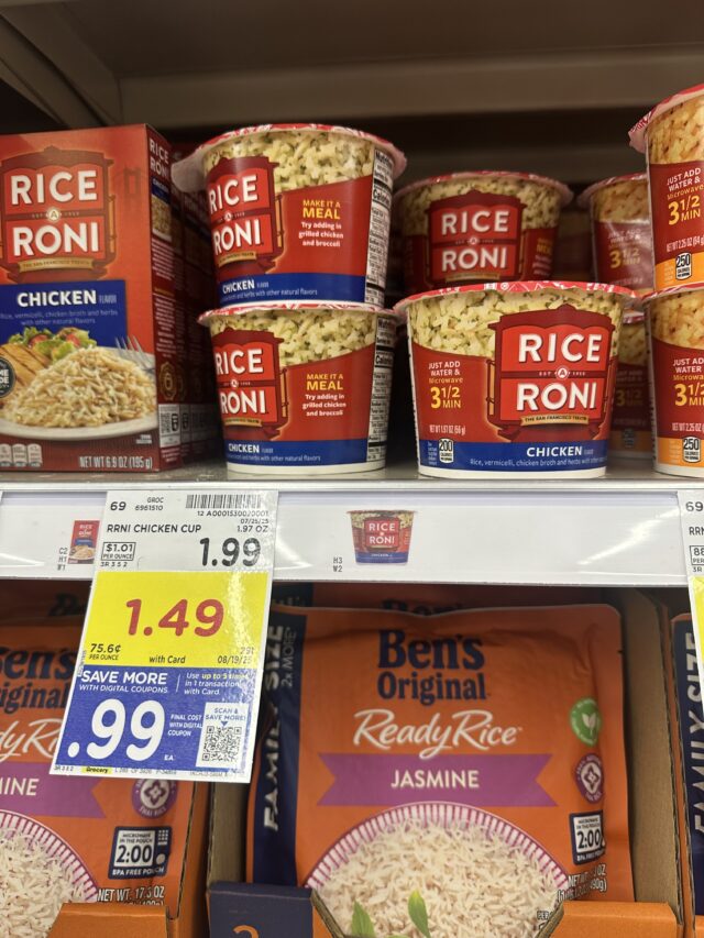 Rice-A-Roni Cups as low as 99¢! - Kroger Krazy