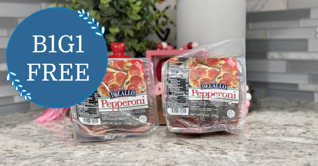 Delallo Pepperoni is B1G1 FREE at Kroger! - Kroger Krazy