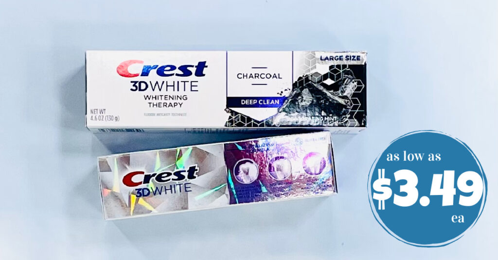 Crest Toothpaste as low as $3.49! - Kroger Krazy