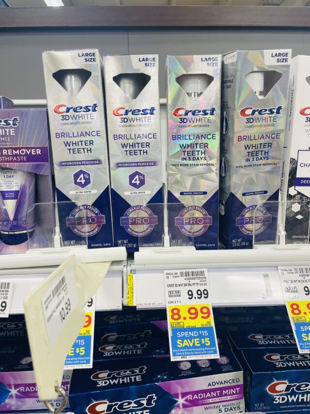 Crest Toothpaste as low as $3.49! - Kroger Krazy