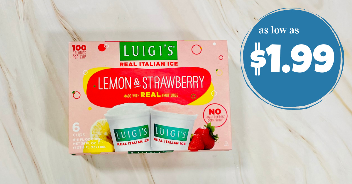 Luigi's Italian Ice as low as $1.99! - Kroger Krazy