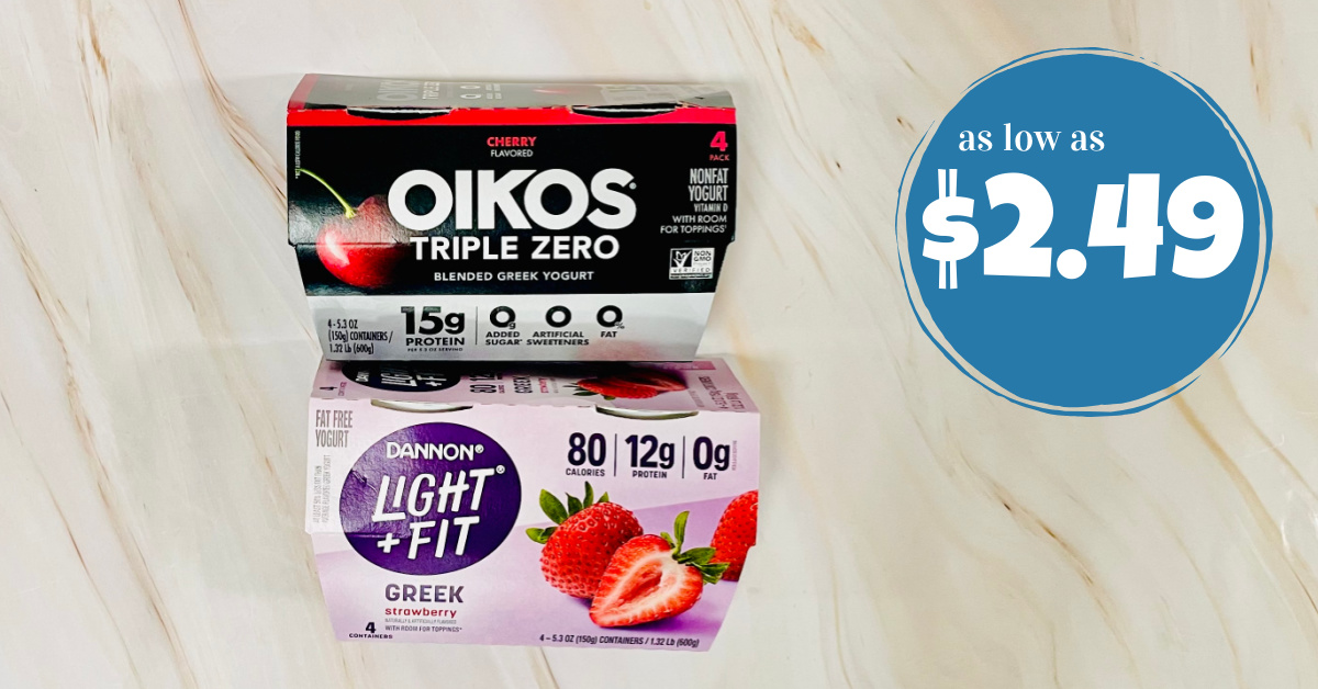 Oikos and Dannon Light & Fit Yogurt as low as $2.49! - Kroger Krazy