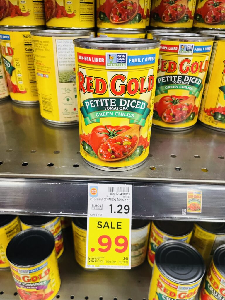 Red Gold Tomatoes as low as 99¢! - Kroger Krazy