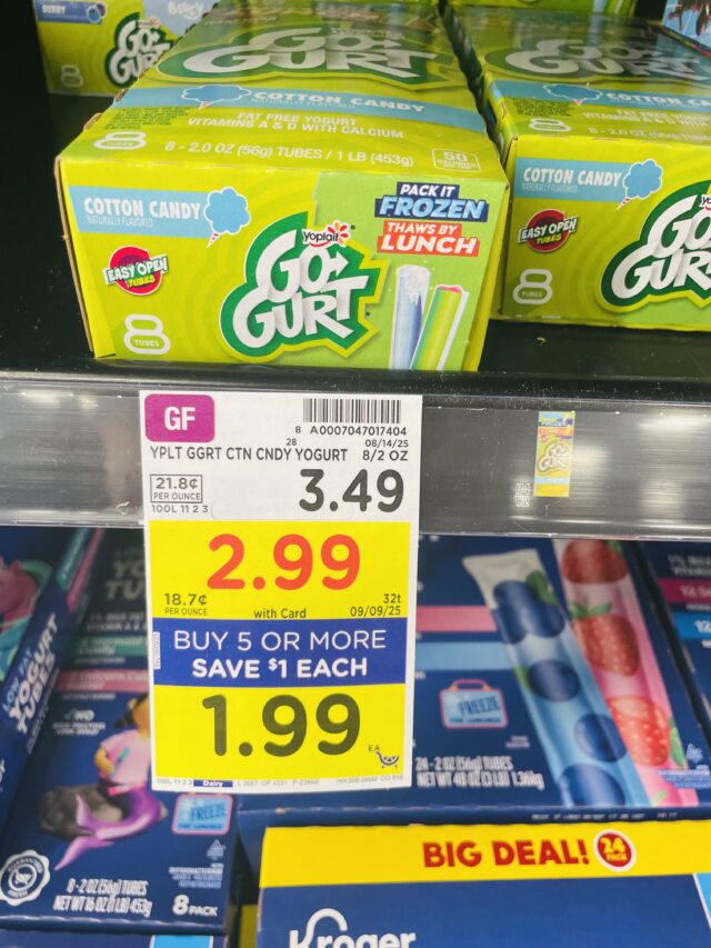 Yoplait Go-Gurt as low as $1.49! - Kroger Krazy
