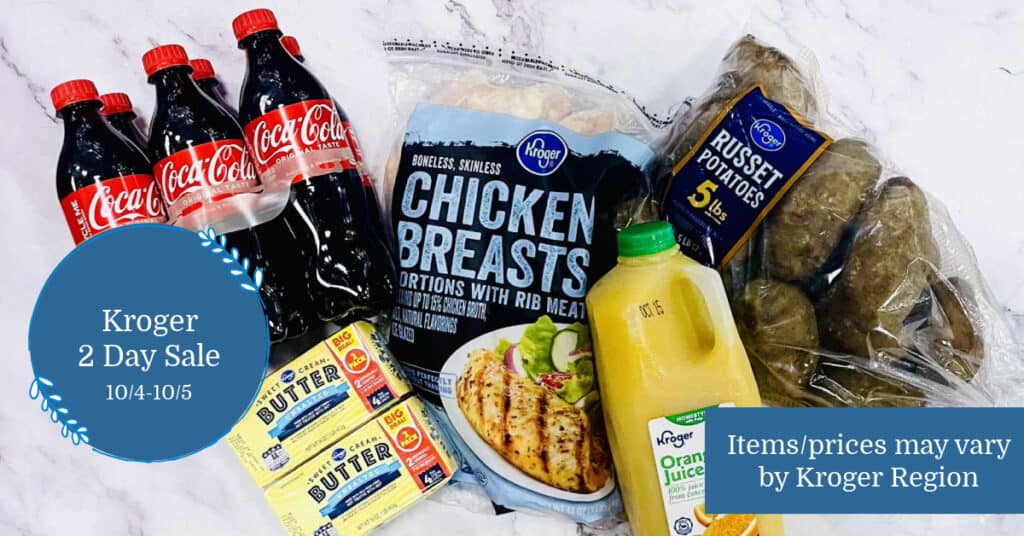 Kroger 2 Day Sale (10/4-10/5 ONLY) - Kroger Krazy