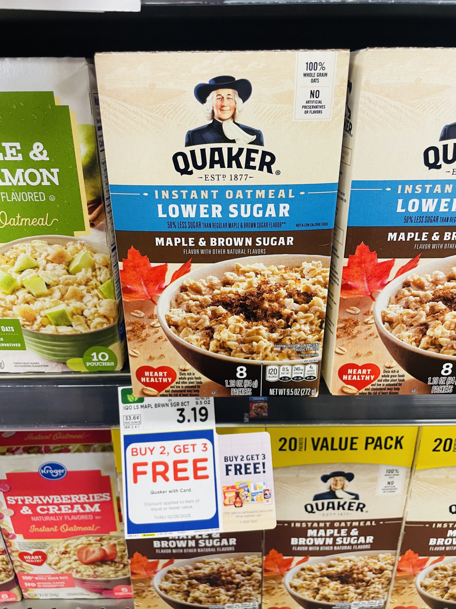 LAST DAY! Quaker Cap'n Crunch, Life and Instant Oatmeal are Buy 2, Get ...