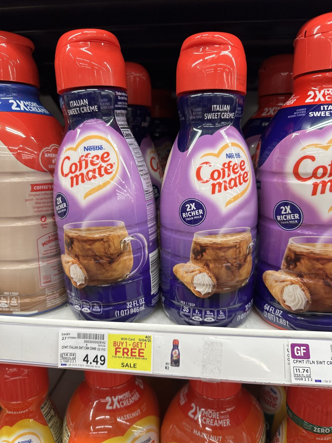 Coffee Mate Creamers and Cold Foams are B1G1 FREE! - Kroger Krazy