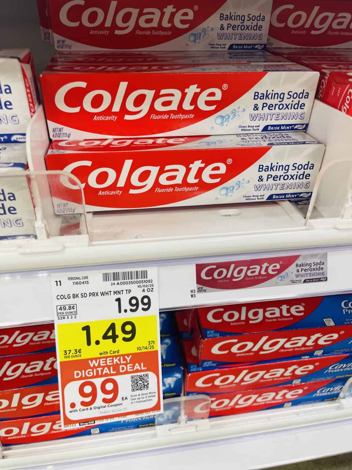 Colgate Toothpaste and Toothbrush as low as 99¢! - Kroger Krazy
