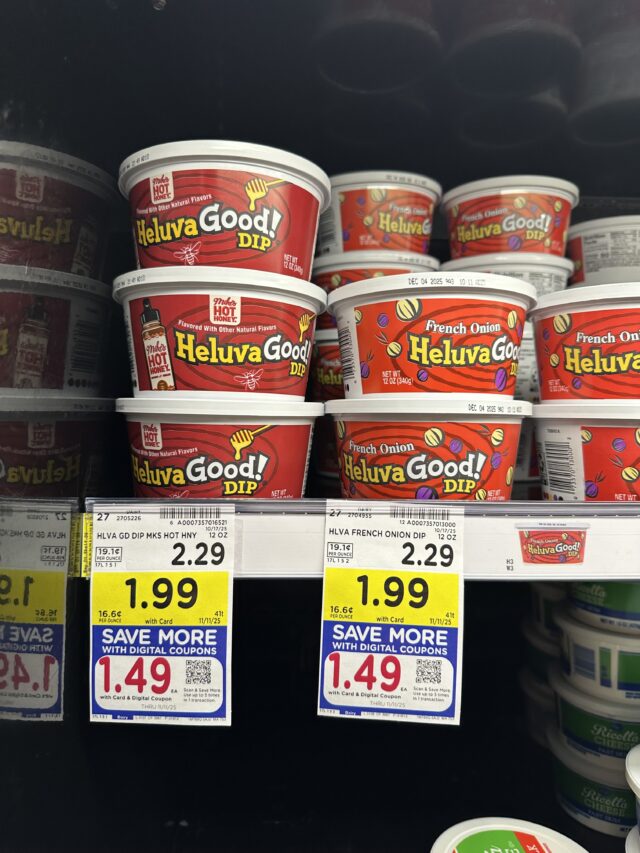 Heluva Good Dips as low as $1.49! - Kroger Krazy