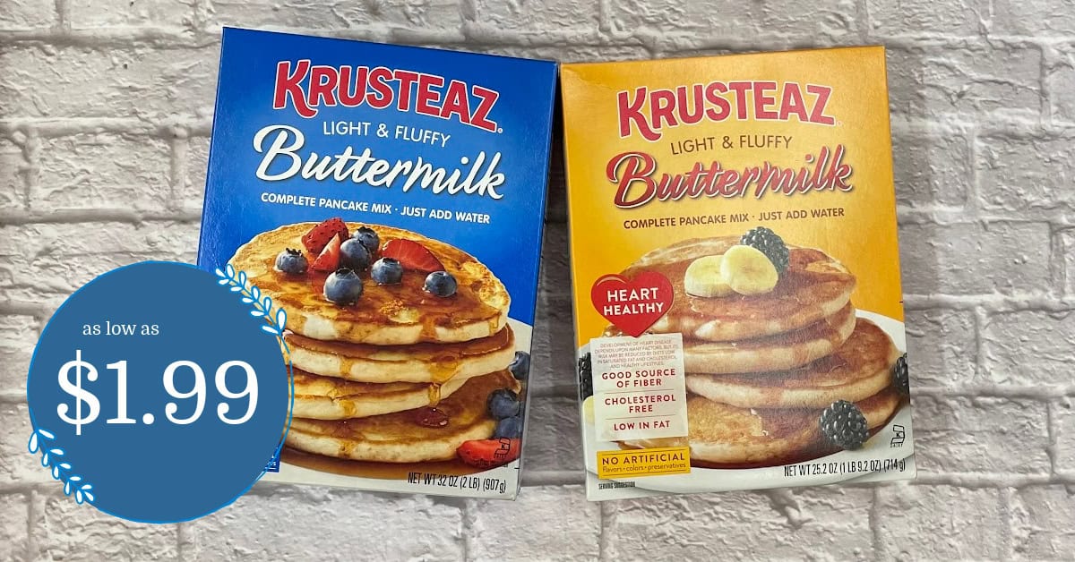 Krusteaz Pancake Mixes as low as $1.99! - Kroger Krazy