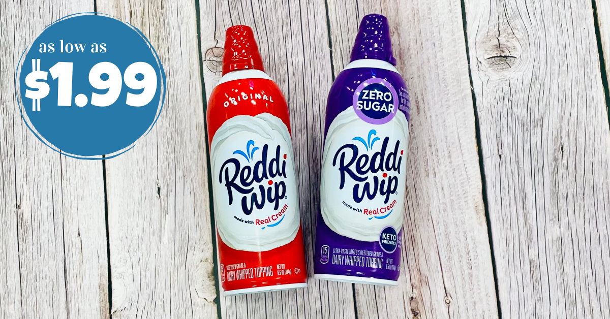 Reddi Wip as low as $1.99! - Kroger Krazy