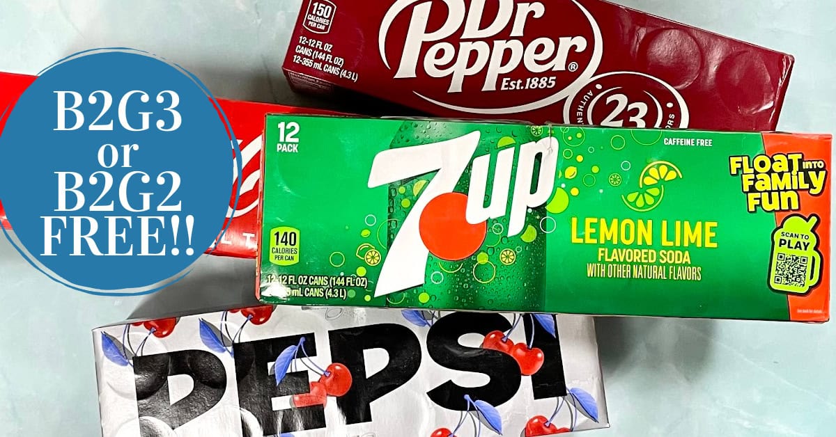 Coca-Cola, 7UP and Pepsi are B2G3 FREE (OR B2G2 FREE)! - Kroger Krazy