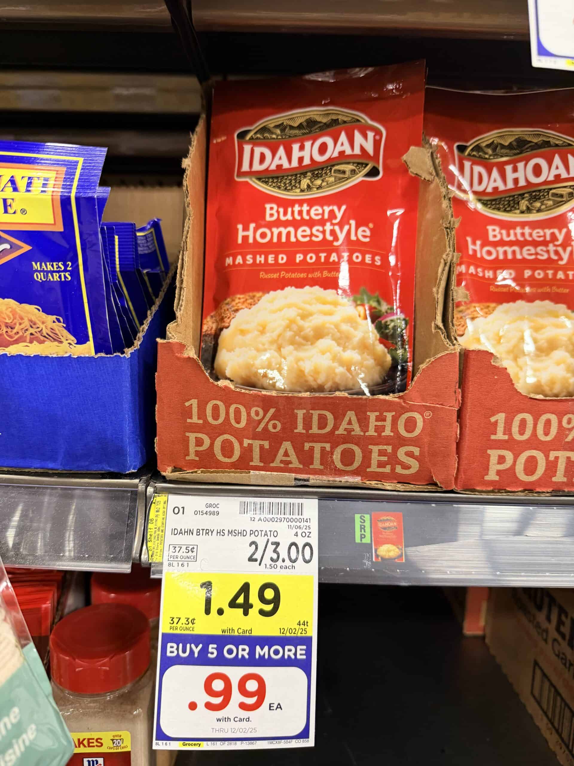 Idahoan Potatoes are 99¢ at Kroger! - Kroger Krazy