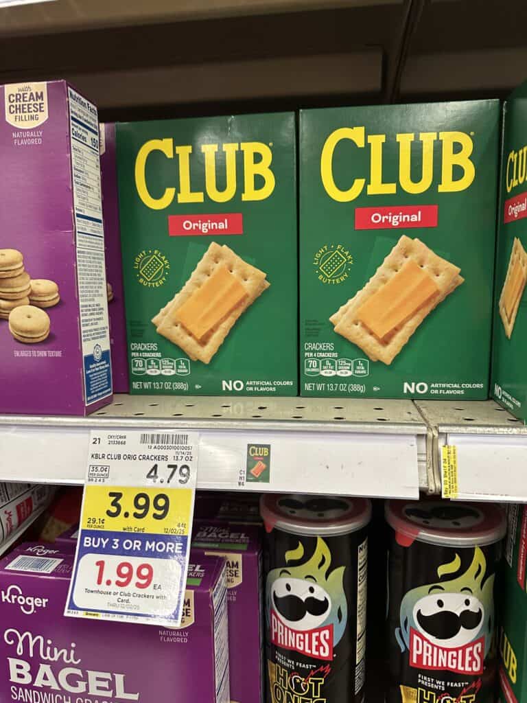 Keebler Town House and Club Crackers are $1.99 at Kroger! - Kroger Krazy