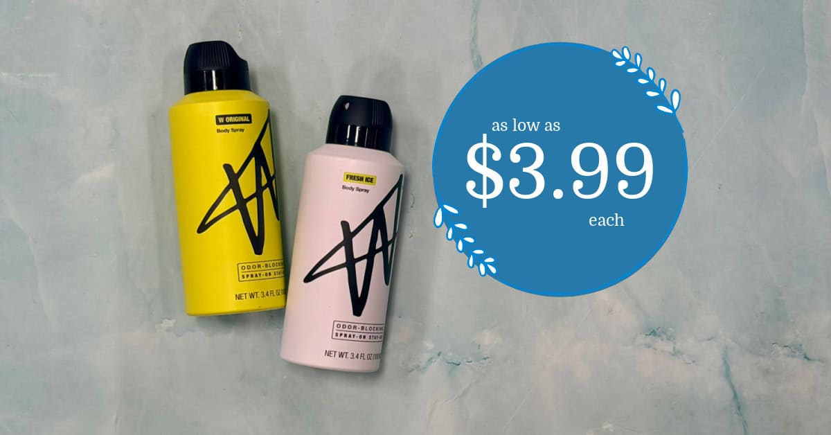 W by Jake Paul Body Spray is as low as $3.99! - Kroger Krazy
