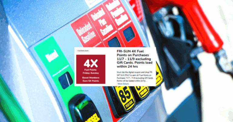4X Fuel Points on purchases on November 7-9! - Kroger Krazy
