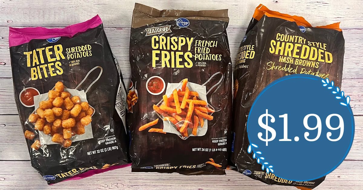 Kroger Frozen Potatoes as low as $1.99! - Kroger Krazy