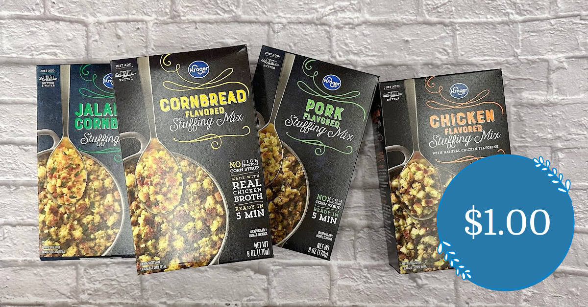 Kroger Brand Stuffing Mixes as low as $1.00! - Kroger Krazy