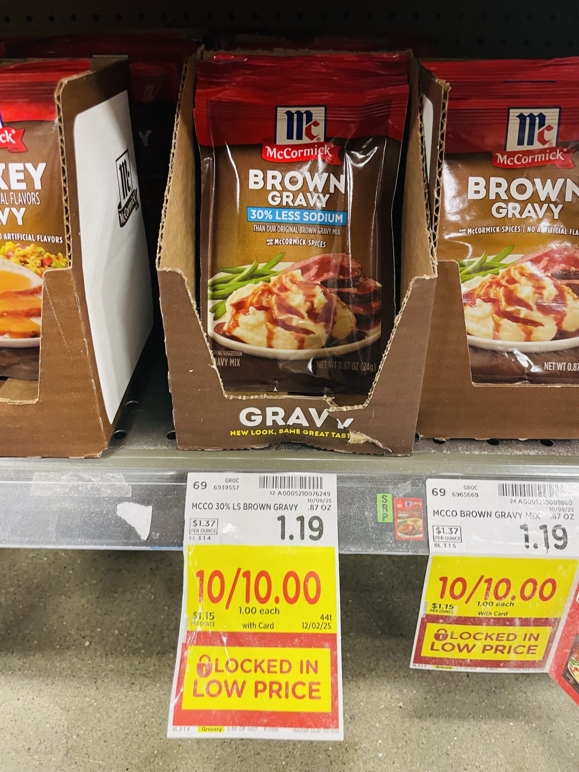 McCormick Brown Gravy as low as FREE! + 29¢ Money Maker! - Kroger Krazy