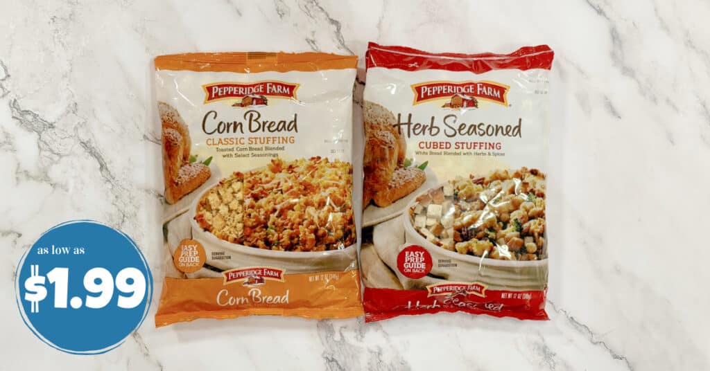 Pepperidge Farm Stuffing Mixes as low as $1.99! - Kroger Krazy