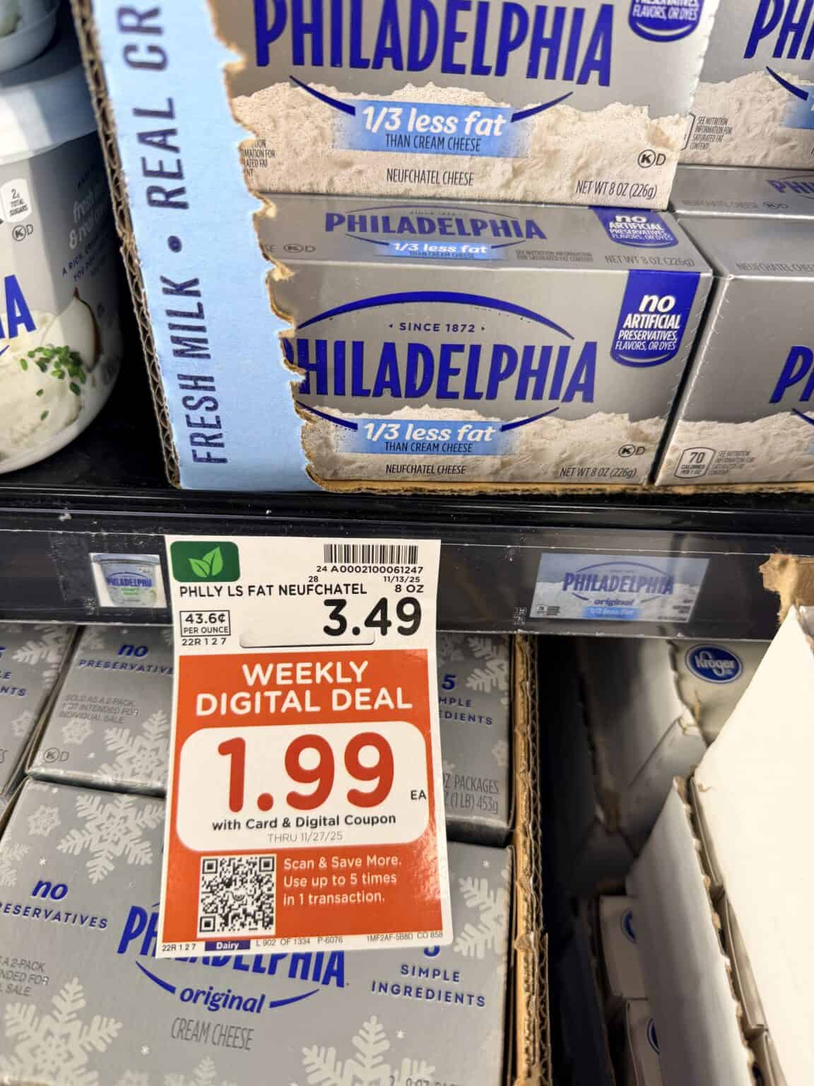 Philadelphia Cream Cheese as low as $1.99! - Kroger Krazy