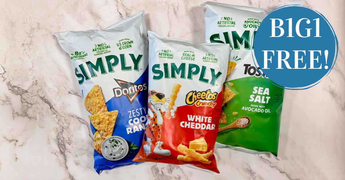Lay's Simply Snacks are B1G1 FREE at Kroger! - Kroger Krazy