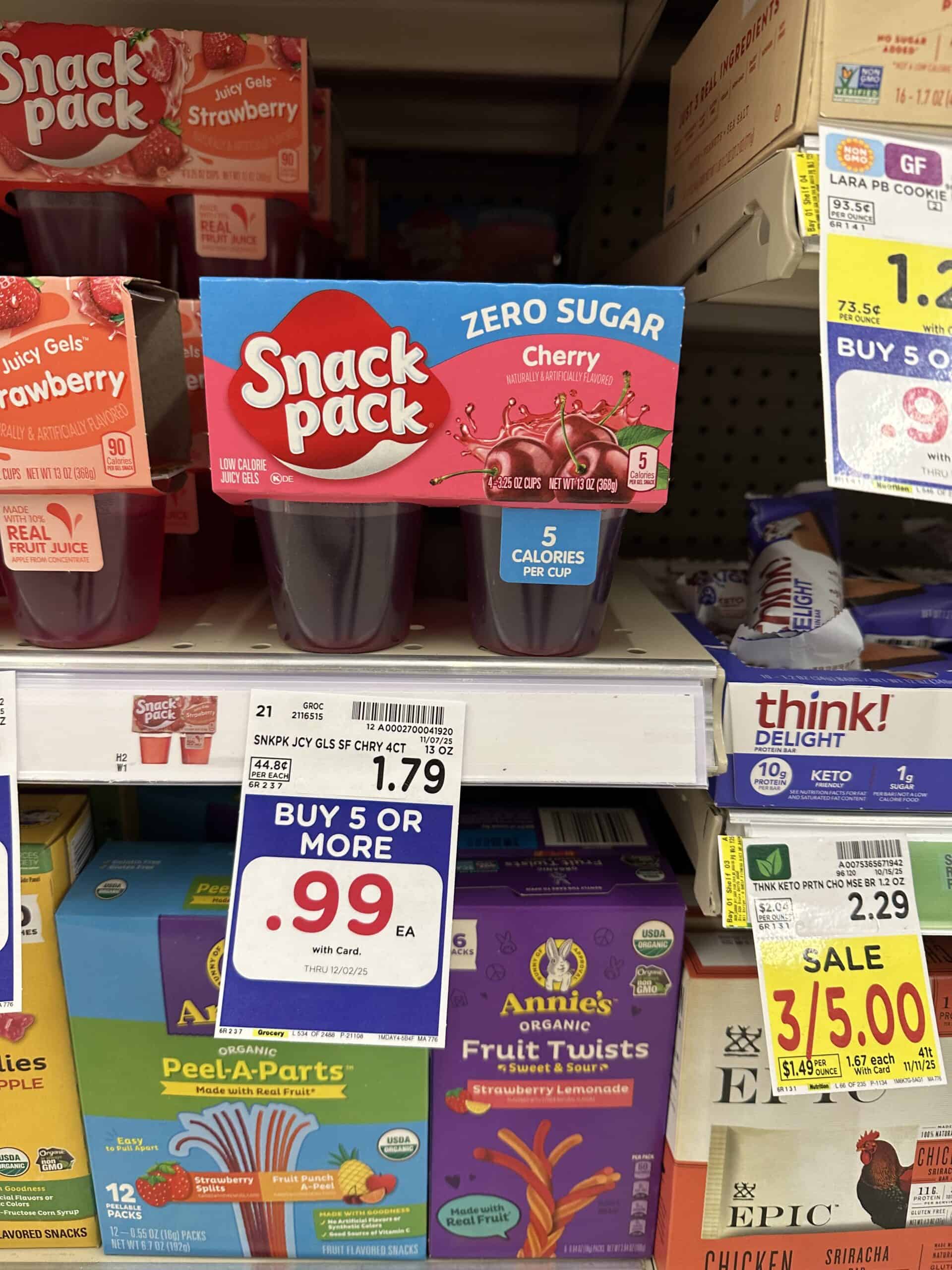 Snack Pack Pudding and Gelatin as low as 99¢! - Kroger Krazy