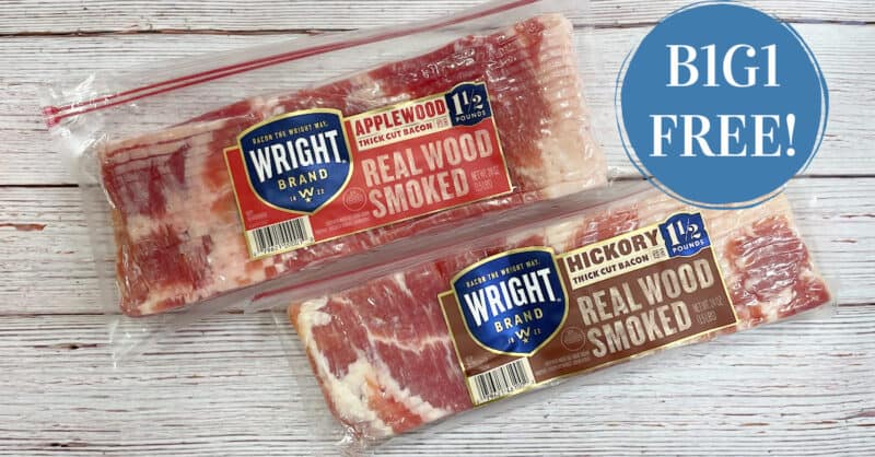 Wright Bacon is B1G1 FREE! - Kroger Krazy