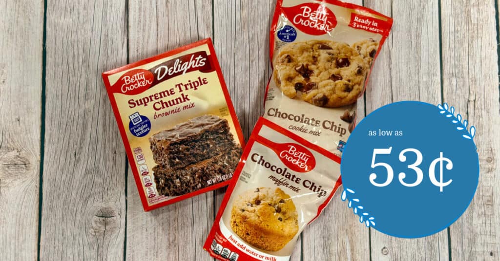 Betty Crocker Cookie, Muffin and Brownie Mixes are as low as 53¢ with ...