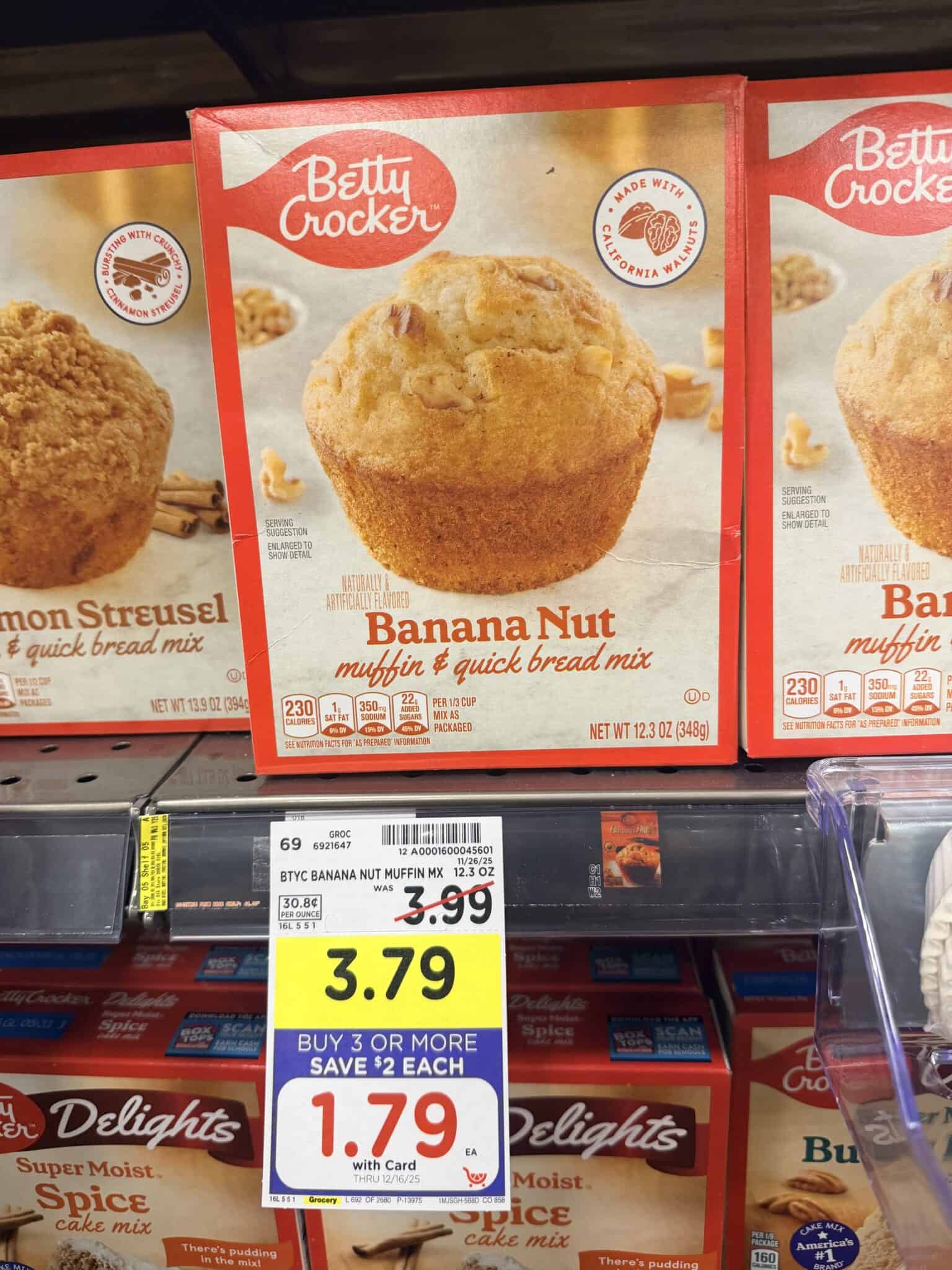 Betty Crocker Cookie, Muffin and Brownie Mixes are as low as 53¢ with ...