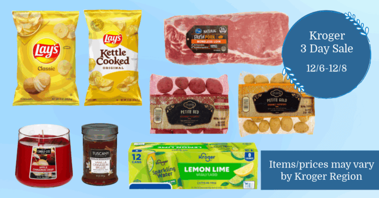 LAST DAY! Kroger 3 Day Sale (12/6-12/8 ONLY) - Kroger Krazy